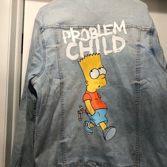 20th Century Studios | Jackets & Coats | Bart Simpson Problem Child ...